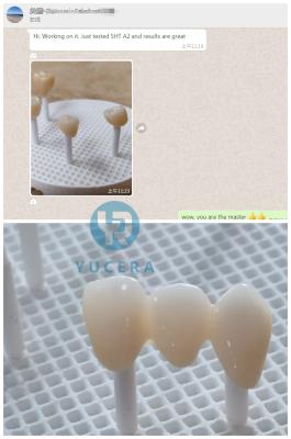 China Dental Zirconia Block for Dental Lab Cad Cam Milling Zirconia Block Yucera ST Color Zirconia Block for sale