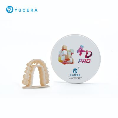 China Yucera Pro Master Dental Zirconium Blank Block & Disc for Crown and Bridge for sale