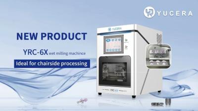 Cina Fresatrice CAD CAM dentale YUCERA YRC 6X a 5 assi per restauri in ceramica vetrosa a colonna in titanio in vendita