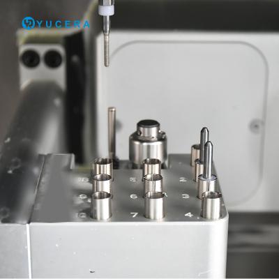 China YUCERA-6X 5 Axis Cadcam Dental Lab Products Milling Machine Wet for Lithium Disilicate, Titanium Columns for sale