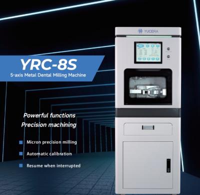 China Yucera YRC-8S Disilicate Lithium and Composite Cad Cam Wet Milling Machine for Lab for sale