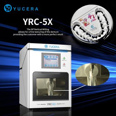 China Yucera Hot Sale 5 Axis Dental Dry Milling Machine YRC-5X Dental Cad Cam Milling Machine for Zirconia,PMMA,WAX for sale