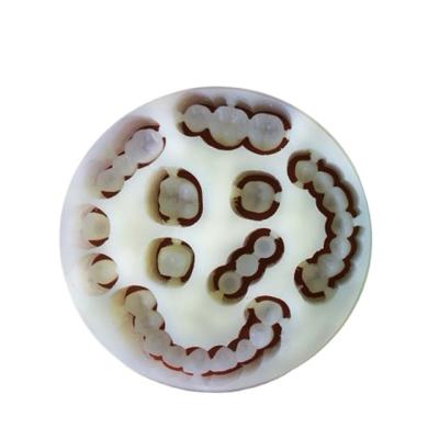 중국 유연 의치 재료 16가지 색상 핑크 투명 치과용 PMMA 유연 디스크 판매용