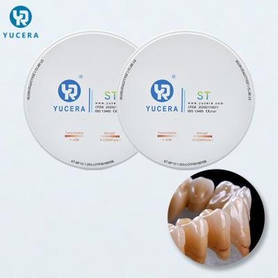 Cina Il sistema aperto di camma di cad ha colorato il blocchetto dentario a più strati di biossido di zirconio in vendita