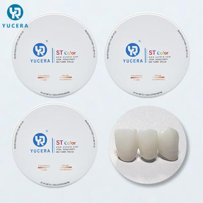 Cina Disco dentario di biossido di zirconio di camma di 1200HV cad in vendita