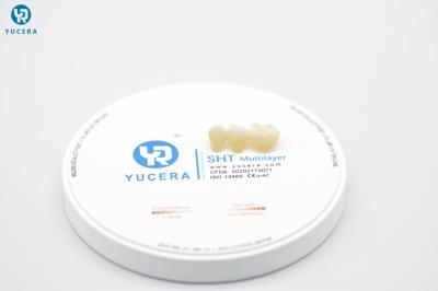 Fresas Dentalesの多層ジルコニア ディスク優秀な曲がる強さ