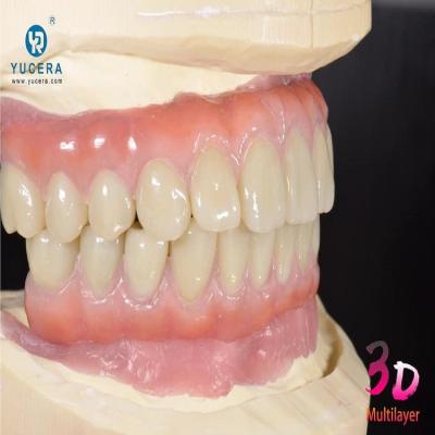 China 1200MPa HT Dental Zirconia Block Zirconium Oxide High Flexural Strength for sale
