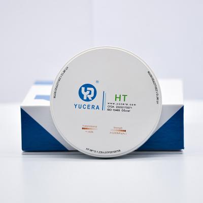 China 1200 Mpa HT Dental Zirconia Block CAD CAM CNC 5 Axis Milling for sale