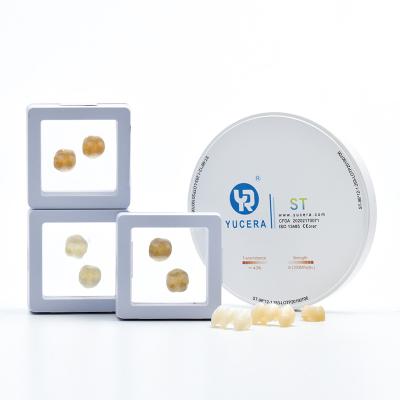 Cina fresatura materiale del blocchetto di biossido di zirconio di biossido di zirconio 1200Mpa dell'impressione dentaria dello spazio in bianco in vendita