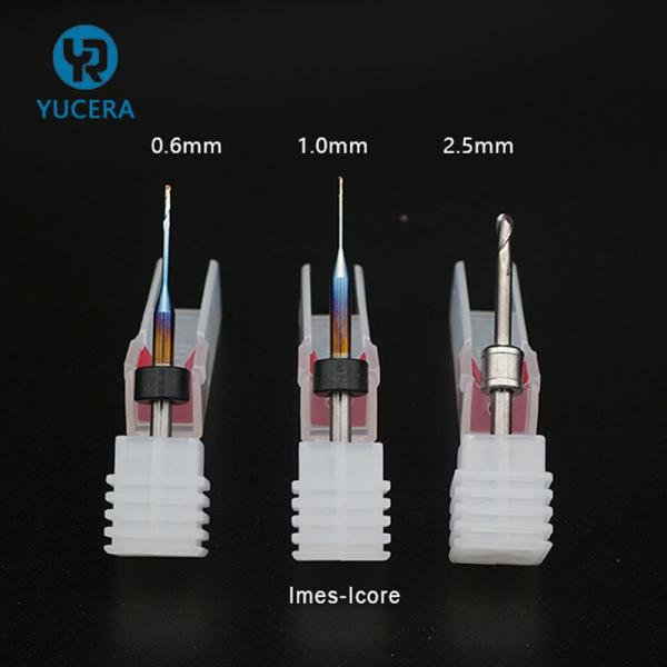 CAD CAM Cutters 3mm Dental Milling Burs For Zirconia Block Metal Emax