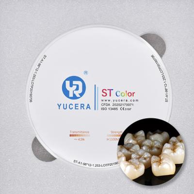 Китай BL1 BL2 BL3 Pre затеняло блоки Zirconia для Denture кулачка Cad лаборатории продается