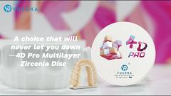 Yucera 4D Pro Master Dental Zirconia Block 0 Vervorming Met 8 Lagen Meerlaagse Kleur