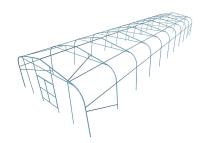 China Vegetable Growing Single Span Greenhouse With Insect Screen Covering Material for sale