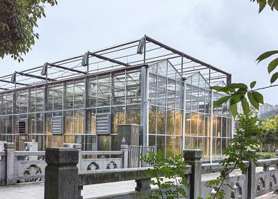 Китай Ультрапрозрачные, прочные оцинкованные стеклянные теплицы VENLO - идеальные для выращивания цветков высокой ценности продается
