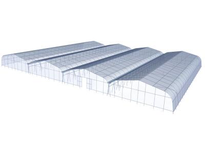 China Grande Polietileno Multi-Span Estufa Resistente a UV 200 Microns à venda