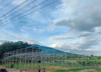 China Multi Span Greenhouse Durable Polyethylene Structure With Manual Or Motorized Roll Up Ventilation System for sale