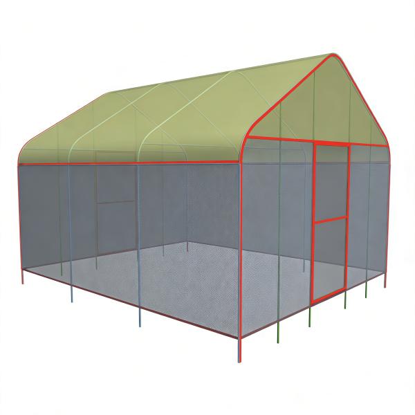 Quality IGreen Single-Span Small Outdoor Greenhouse with PE Film Cover for Garden Use and Microgreens Cultivation for sale