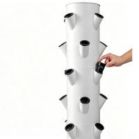 China 5-11 Tier Column Hydroponic System | High-Yield Vegetable Growing Tower for sale
