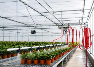 China Automatic Self-Propelled Boom Sprinkler Irrigation Machine for Greenhouse for sale