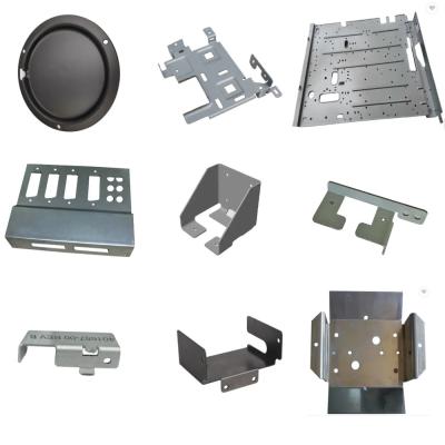 Cina High End Hard Oxidation Black Aluminum Steel Sheet Metal Parts Bending Engraving in vendita