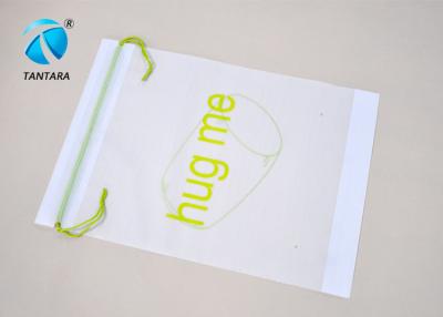China Manierldpe Zakken van Drawstring van de Slijtagekabel de Plastic met milieubescherming Te koop