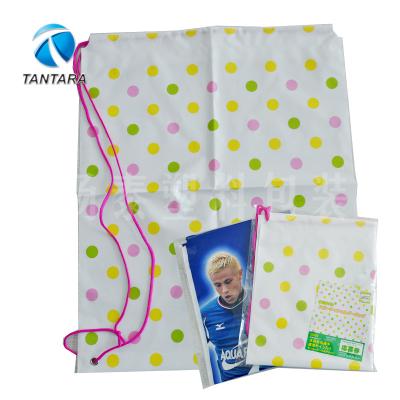 China PE die plastic drawstring het winkelen zakken met ROSH-SGS certicification verpakken Te koop