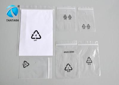 China La aduana imprimió las bolsas de plástico Ziplock para los supermercados, las tiendas y el hogar en venta
