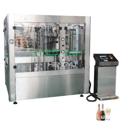 China Glass Bottle Washing Filling Machine / Corking / Ligating /capsuler Machinery Factory Supply Champagne Machinery & Hardware Food for sale