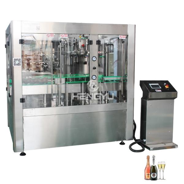 Quality Glass Bottle Washing Filling Machine / Corking / Ligating /capsuler Machinery Factory Supply Champagne Machinery & Hardware Food for sale