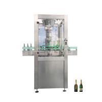 China Automatic Sparkling Wine Corks Capping Machine 1800 BPH Capacity with 2.2kW Motor for 65-100mm Bottles for sale