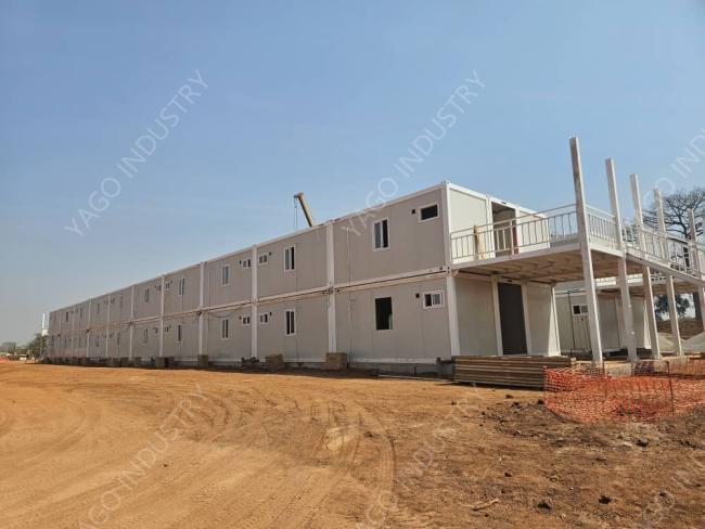 Modular building container house exterior view