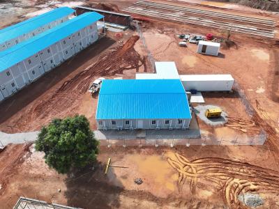China Double Floor Building Site Temporary Mining Camp Shipping Container Welfare Unit for sale