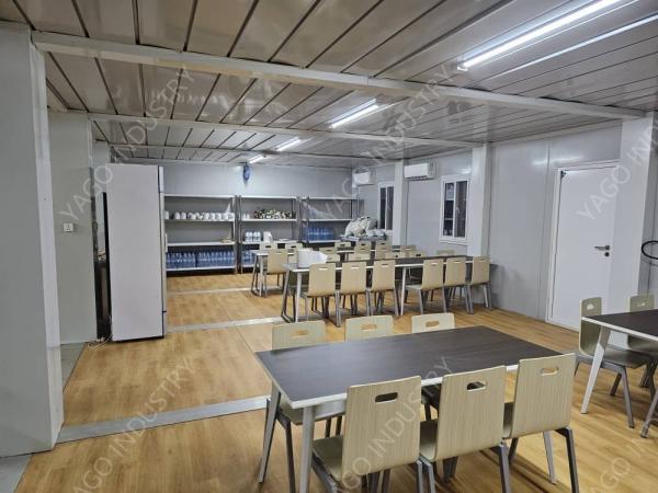 Quality Fully Equipped Container Modular House Portable Kitchen For Mining Site Camp for sale