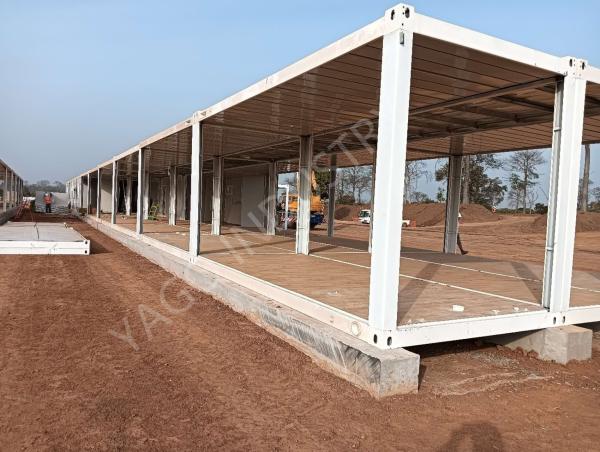 Quality Waterproof Modular Accommodation Building Collapsible House Container for sale