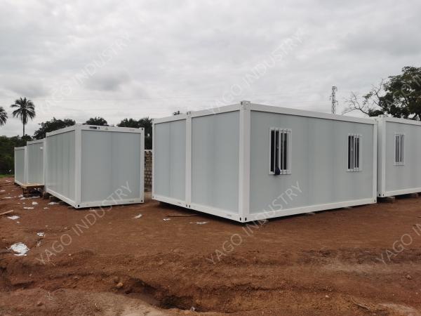 Quality Mining Accommodation Furnished Flat Pack Buildings Container House With Private Bathroom for sale