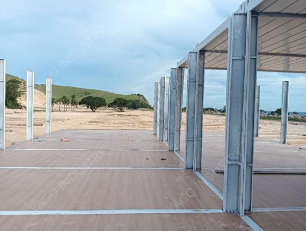 Quality Portable Prefabricated Container Building Quick Setup Prefab building site for sale