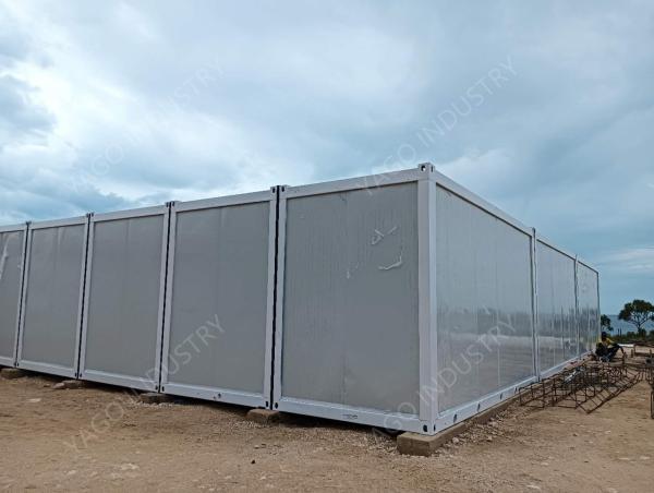 Quality Fireproof 20ft Flat Pack Container House Modular Building Solutions ODM for sale