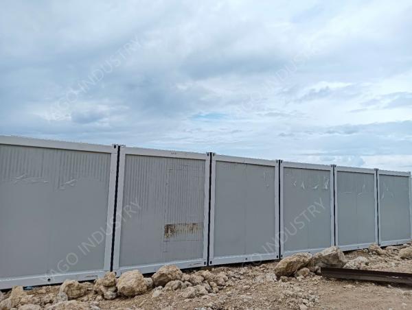 Quality Weatherproof Modular Office Building Container Temporary Housing Onsite for sale