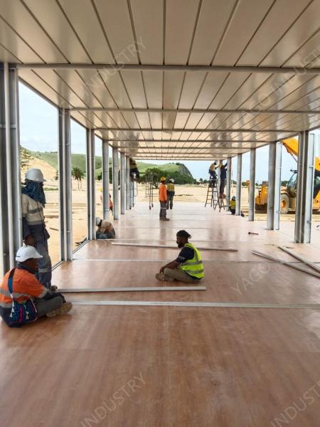 Quality Fireproof Prefabricated Site Office Modular 20 Ft Flat Pack Containers For for sale