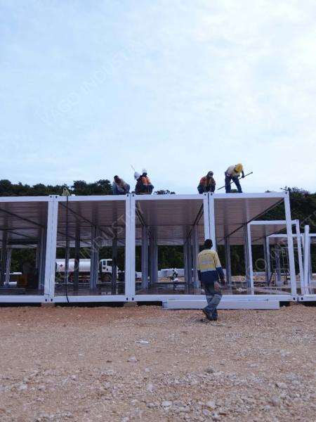 Quality Reinforced Windproof Temporary Construction Camp Onsite Housing for sale