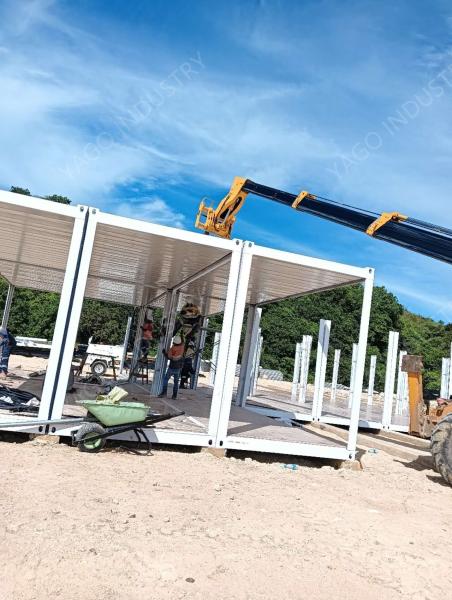 Quality Insulated Prefab Shipping Folding Container House Portable Weatherproof Camp for sale