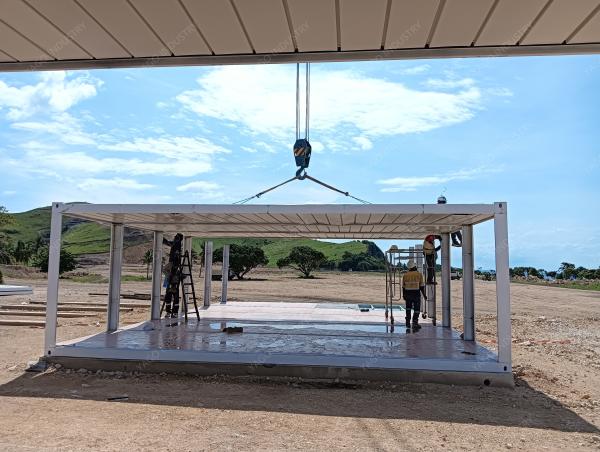 Quality Modular Prefab Accommodation Folding House Container Office Eco Friendly Fire for sale