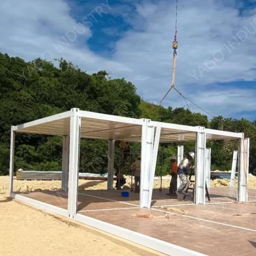 Quality On Site Modular Accommodation Units Collapsible Container Homes for sale