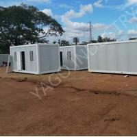 China Prefabricated Flat Pack Portable Buildings House For Construction Camp 20ft for sale