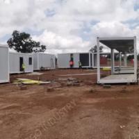 China Prefabricated Flat Pack Portable Buildings House For Construction Camp 20ft for sale