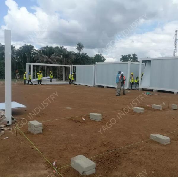 Quality Prefabricated Staff Container Modular Accommodation Building Office Weatherproof for sale