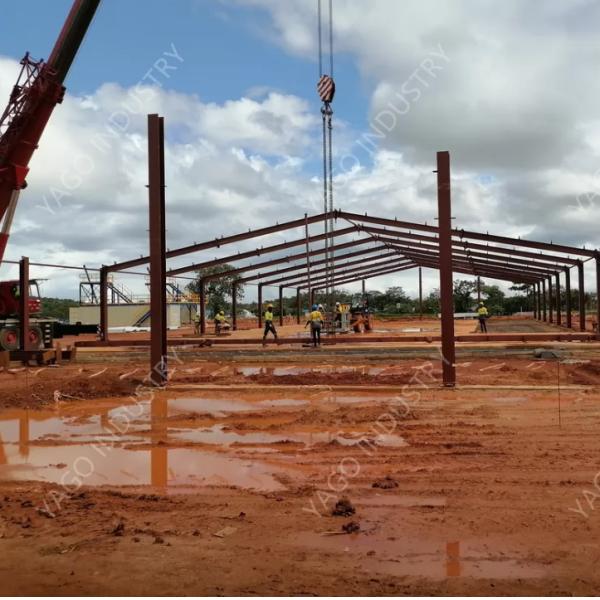 Quality Weatherproofing Prefabricated Steel Structure Workshop Insulated Sandwich Panel for sale