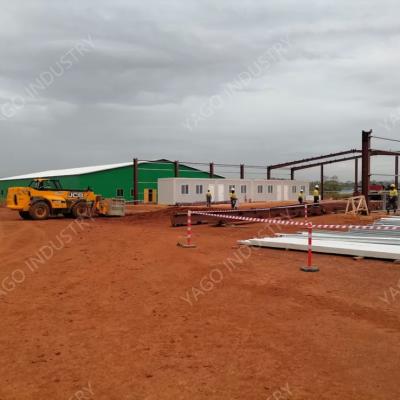 China Q235B Prefabricated Steel Buildings Warehouse Heavy Duty Fireproof for sale