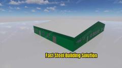 Steel Structure Building Fast Install Industrial Solution