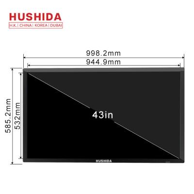 China 43 duiminfrared 10 richt 1080p-de Monitor van de Touch screenvertoning voor Reclame en Vraag het Systeem van Android Te koop